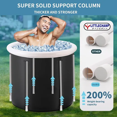 Buy Bath Tub Robust, Inflatable Cold Plunge Tub For Athletes Recovery ...