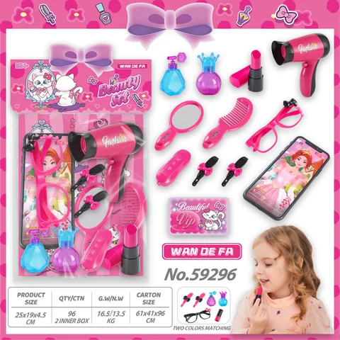 Buy Beauty Dressing Toys Girls Pretend Play Set Hairdresser Toys Kit ...