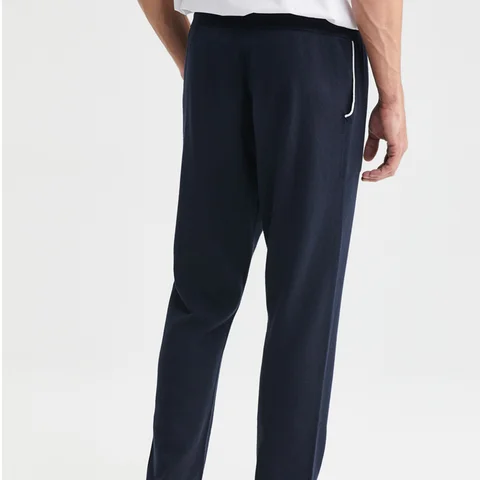 Buy Cashmere Pants Men Cashmere Cotton Mens Elastic Waist Straight ...