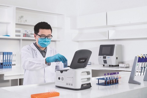 Buy Ce Portable Mobile Blood Testing Equipment Blood Gas Analyzer ...