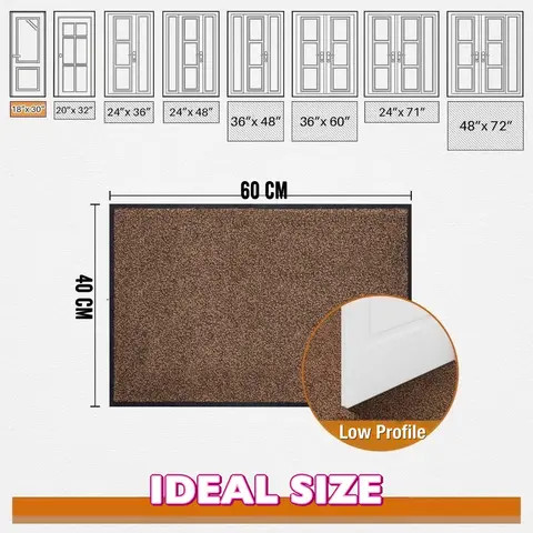 Buy Custom Anti Slip Entrance Flocking Luxury Wholesale Welcome Rubber ...