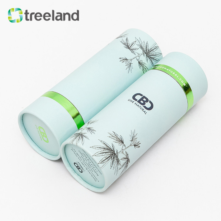 Buy Custom Cylinder Wrapping Paper Tubes Cbd Products Use Paper Tube ...