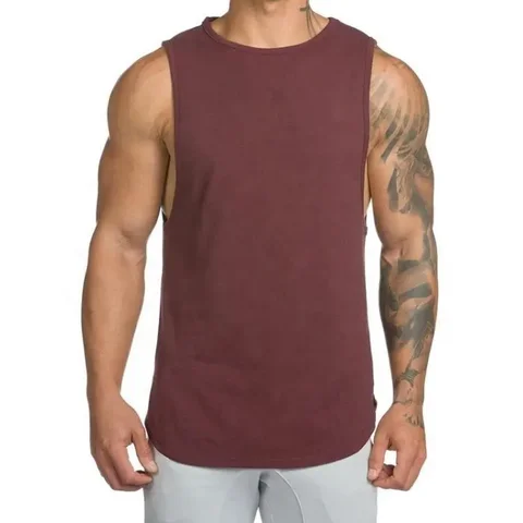 Buy Custom Drop Armhole Tank Top Gym Wear Fitness Muscle Vest Workout ...