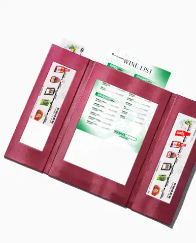 Buy Custom Led Menu Rechargeable Illuminated 3 Panel 3 Light View ...