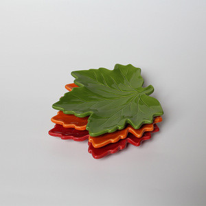 Buy Customized Maple Leaf Shaped Ceramic Serving Dish Plates from ...