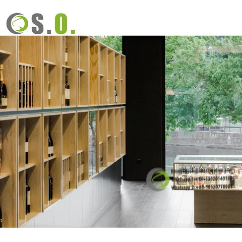 Buy Customized Size Wine Stand Display Modern Design Wine Display ...