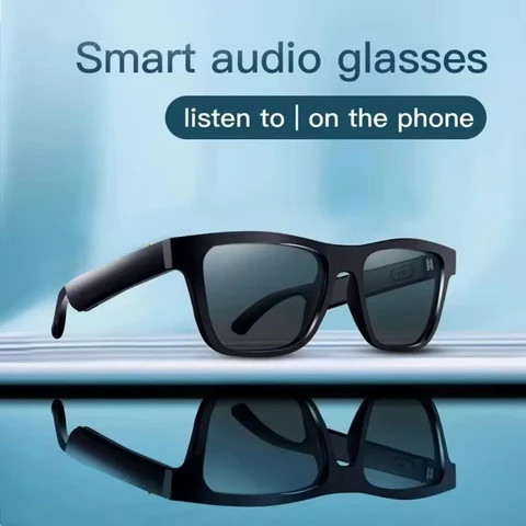 Buy E10 Smart Glasses Sunglasses Bt Glasses Open Ear Headphones Phone ...