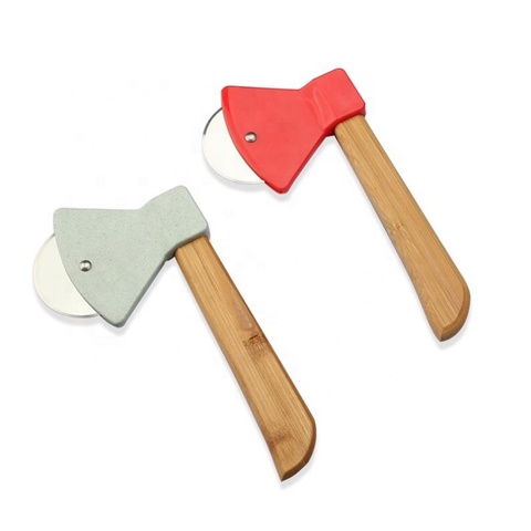Buy Eco-friendly Premium Sharp Pizza Slicer Cutter Bamboo Handle ...