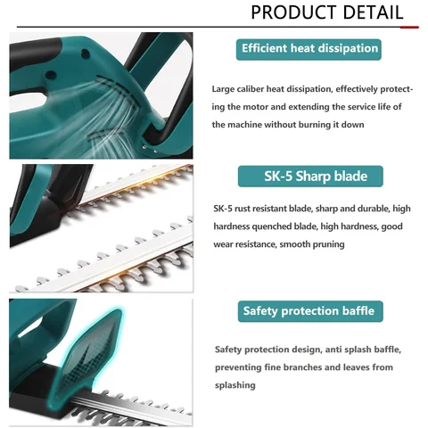 Buy Electric Long Pole Hedge Trimmer Handheld Pruning Shears Cordless ...