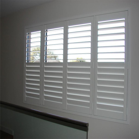 Buy European Standard Black Window Shutter Bathroom Plantation Shutters ...