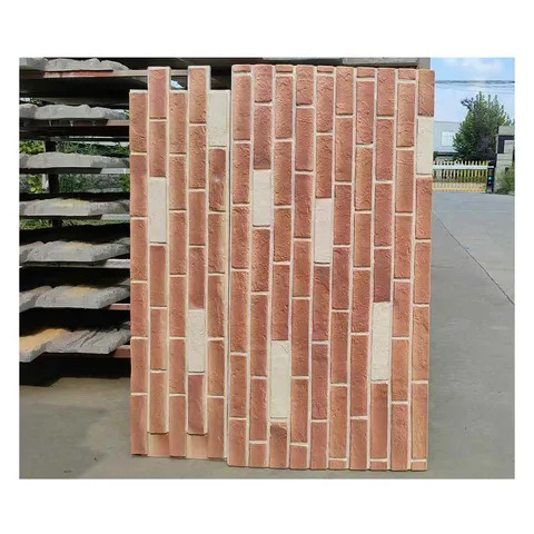 Buy Faux Brick Container House Wall Cladding Pu Stone Faux Pu Stone ...