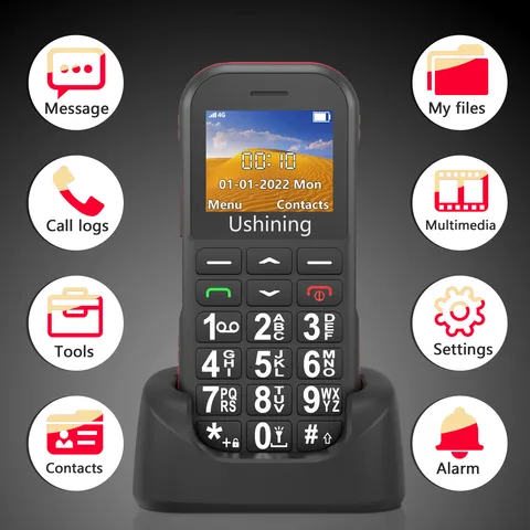 Buy Flip Phone Mobile 4g Keypad Mobile Dual Sim Slim Feature Phone from ...