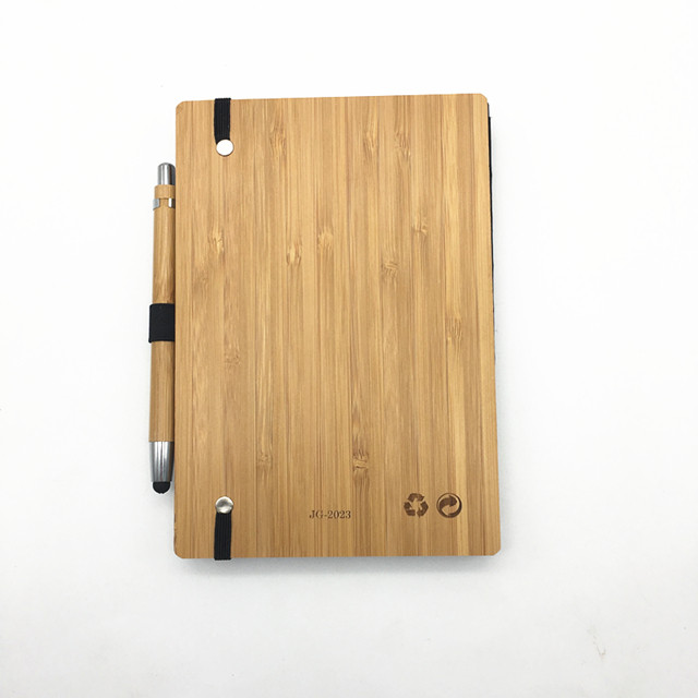 Buy Fsc Eco Friendly Recycled Wood Wooden Notebook Custom Bamboo ...