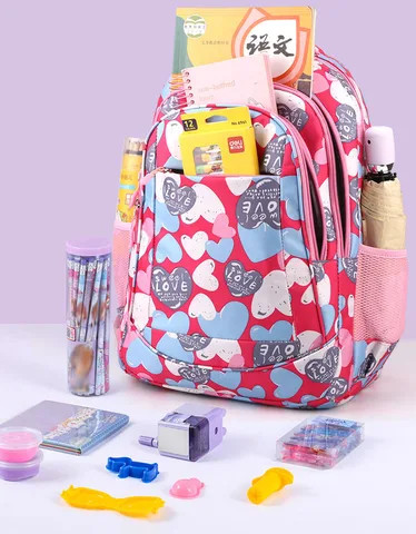 Buy Full Over Printing Students School Bag Junior School Backpack ...