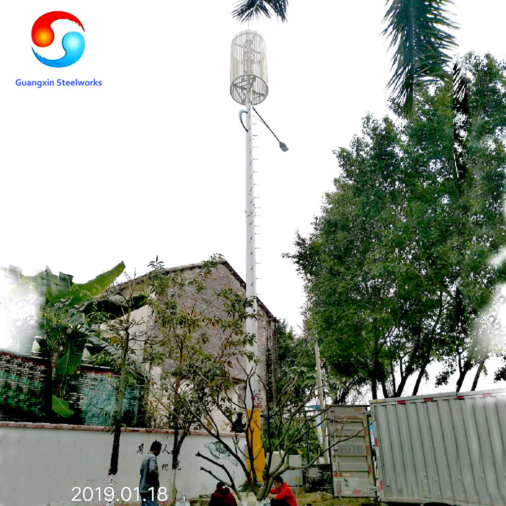 Buy Galvanized Steel Gsm Communication Antenna Mast Pole And 5g ...