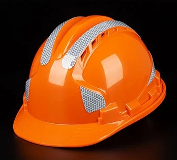 Buy Head Protection Work Construction Safety Helmet Reflective Strip ...