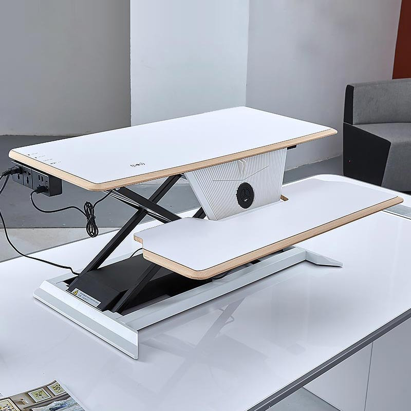 Buy Height Adjustable Standing Desk Stand Up Laptop Table Compact ...