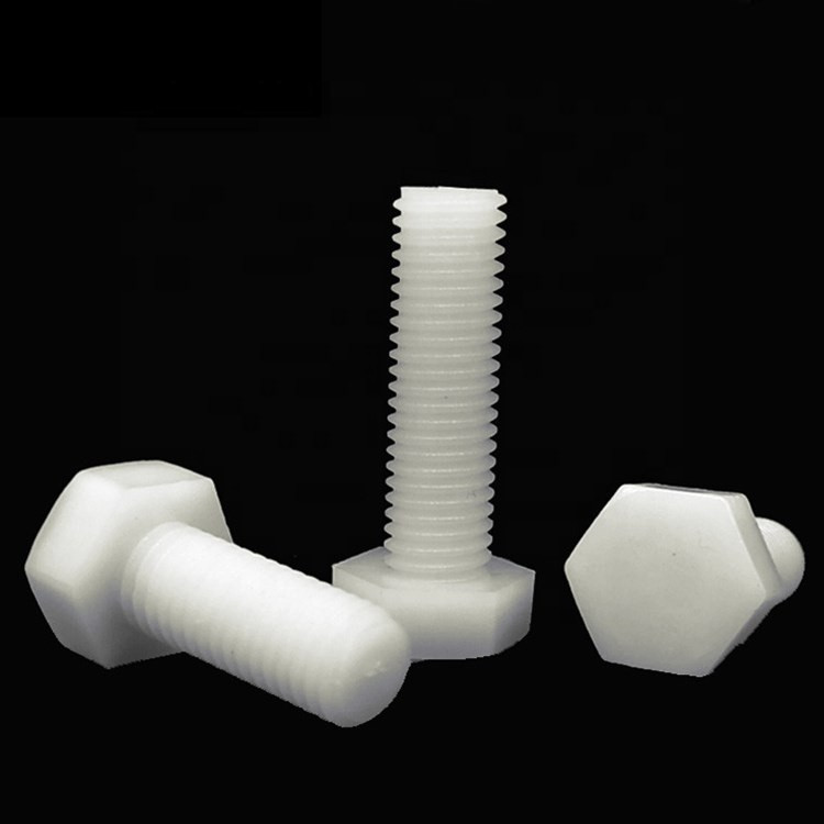 Buy Hexagonal Screw M5 Nylon M10 Plastic Bolts Hex Bolt 34 Dia 10mm ...