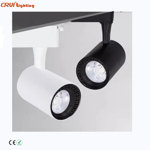 Buy High Quality Moved Cob Led Track Light 30w 40w Adjustable Cob Track ...