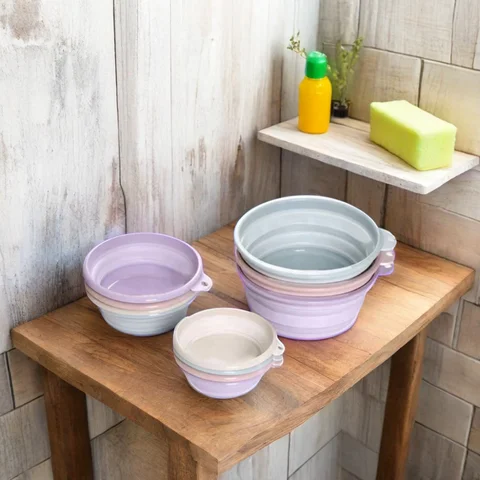 Buy Household Multi-functional Simple Folding Vegetable Wash Basin ...