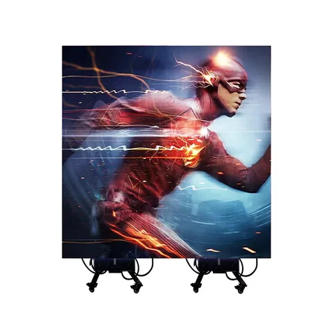 Buy Indoor Outdoor Led Panel Wall Screen 1x2m Foldable Led Curtain P3.9 ...