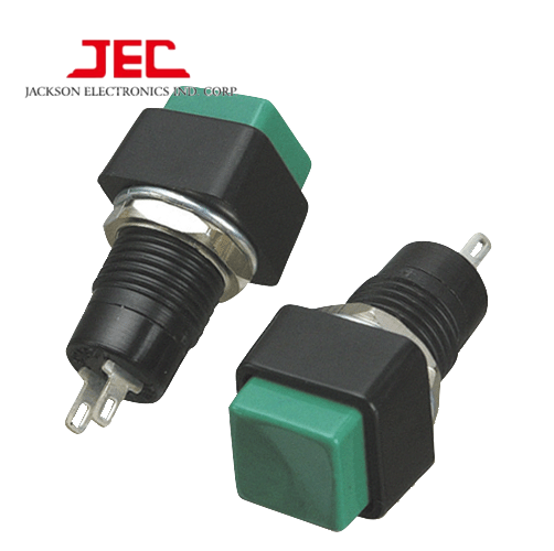 Buy Jec Taiwan Square Round Push Button Switch 2 Pin On-off Small Mini ...