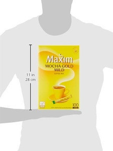 Buy Korea Instant Coffee Maxim Mocha Gold Mild- 100t Flavored Instant ...