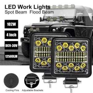 Buy Led Square Work Light Driving Light For Off-road from Shanghai ...