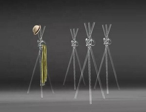Buy Luxury Transparent Hotel Home Furniture Elegant Acrylic Coat Rack ...