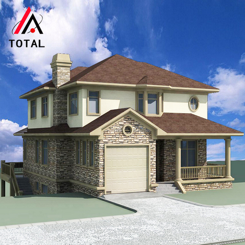 Buy 150m2 Prefab House 3 Bedroom Luxury China Modern European Style ...