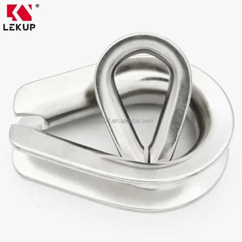 Buy M5 Rope Thimble Rigging Stainless Steel Thimble For 3/16 Steel Wire ...