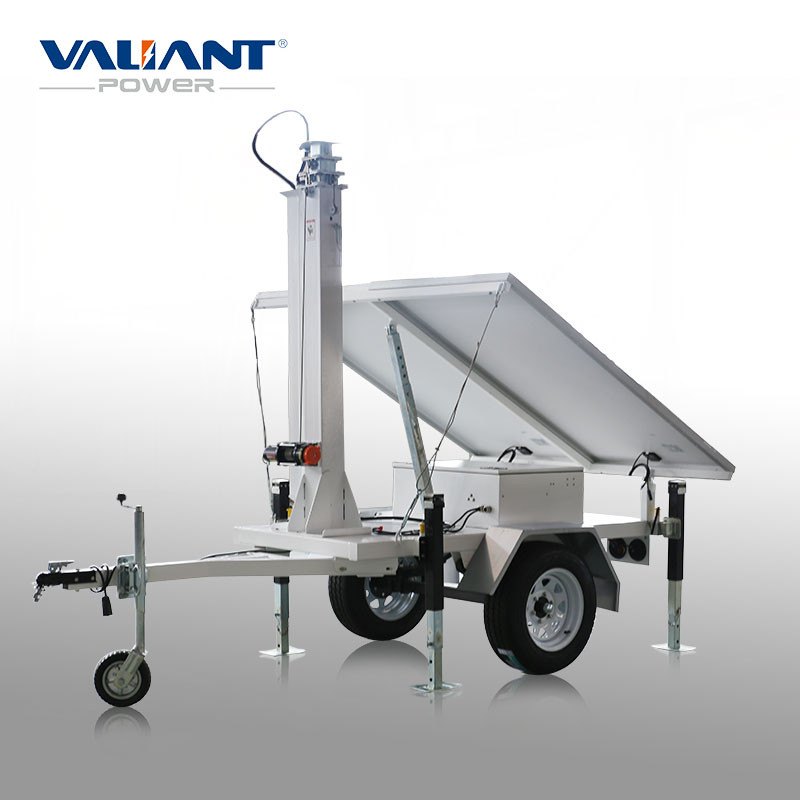 Buy Mobile Telecommunication Tower Trailer System With Telescoping Mast ...