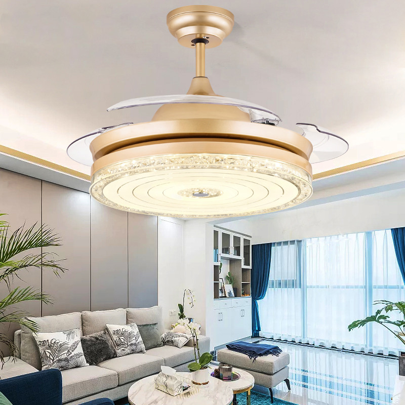 Buy Modern Invisible Design Fan Abs Blades Remote Control 42inch Modern ...