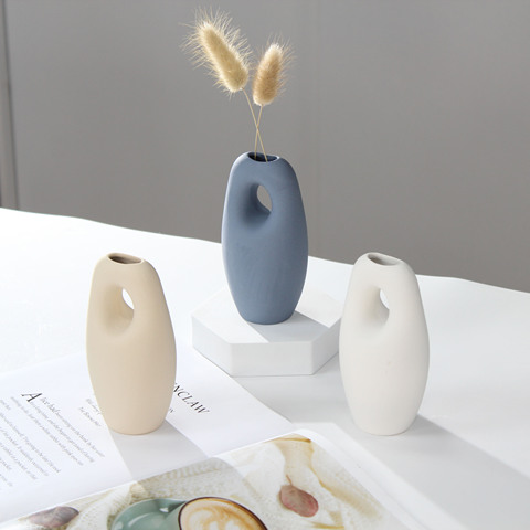 Buy Nordic Style Wholesale Minimalist Decor Porcelain Flower Vase ...