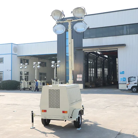 Buy Official Construction Led Diesel Engine Light Towers Solar Mobile ...