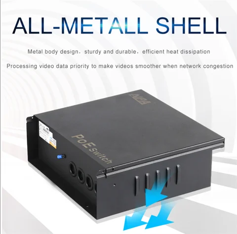 Buy Outdoor Poe Switch 4 8 16 24 Port 48v 10/100mb 2 Uplink 10/100 ...