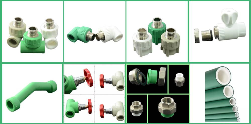 Buy Plastic Connectors 90 Elbow Ppr Pipe Fittings Plastic T-junction ...