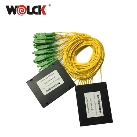 Buy Plc Splitter Box Optical Fiber Cable Splitter Sc Apc Connectors ...