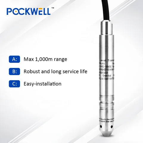 Buy Pockwell Submersible Borehole Pump Level Transmitter Borewell ...