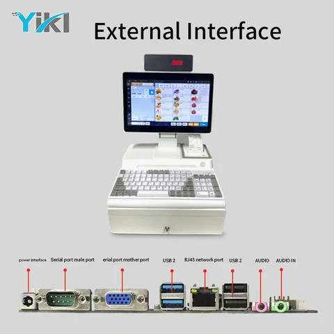 Buy Pos Cash Register Digital Window Touch Pos Electronic Terminal ...