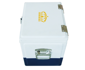 Buy Promotion Metal Cooler Box With Custom Logo Iron Sheet Outer And ...