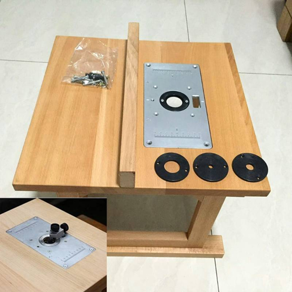 Buy Router Table Plate 700c Aluminum Router Table Insert Plate With 4 ...