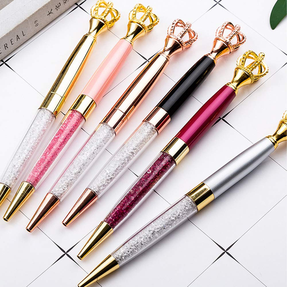 Buy Shining Fashion Crown Ballpoint Pen, Crown Top Pens, Fantastic Gift ...