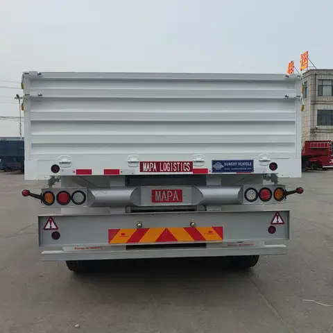 Buy Side Walls Cargo Trailer 40ft Van Box Cargo Truck Trailer from ...