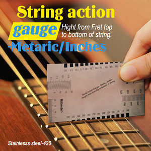 Buy Stainless Steel Multifunctional Baroque Sar-10 String Action Ruler ...
