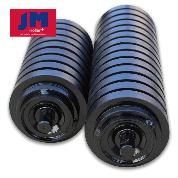 Buy Steel Core Heavy Duty Rubber Roller Coated Conveyor Roller from ...