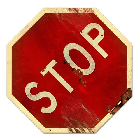 Buy Stop Slow Paddles Features Octagonal Sign Flexible Road Double ...