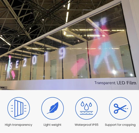 Buy Store Window Advertising Led Display Transparent Led Screen ...