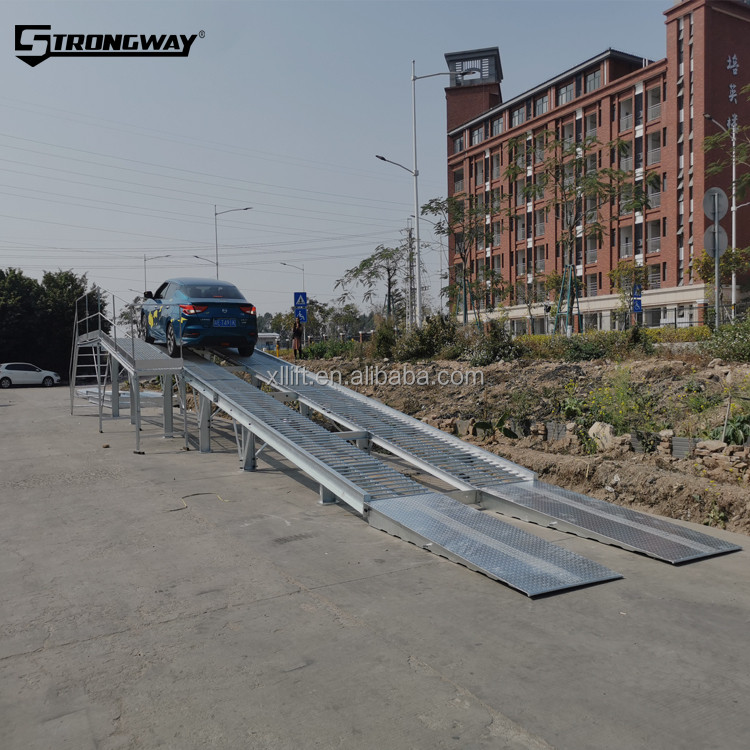 Buy Strongway 10t Portable Car Ramp Hot Galvanizing Folding Car Ramp ...