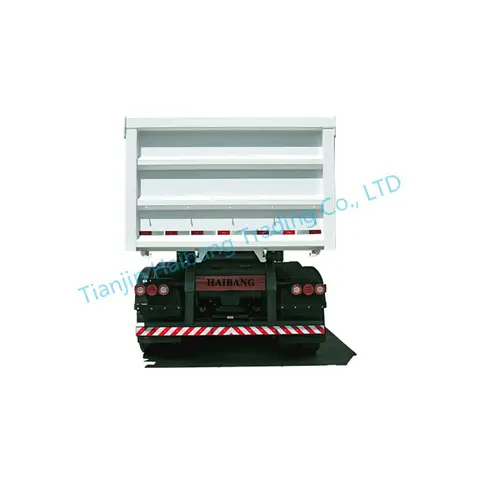 Buy Super Link Side Dump Trailer Train Type Double B Super Link Side ...